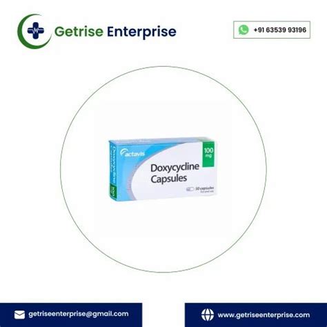 Doxycycline 100 Mg Tablet Packaging Size 1x10 At Rs 72 Box In Surat
