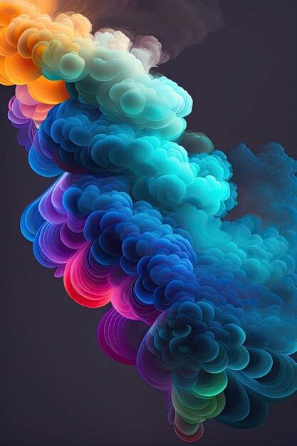 Premium Ai Image Smoke Background