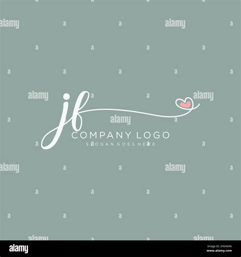Jf Initials Stock Vector Images Alamy