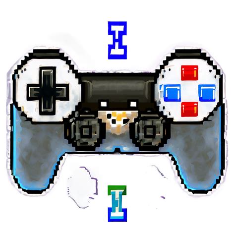 Download Pixelated Video Game Controller Png Eyp