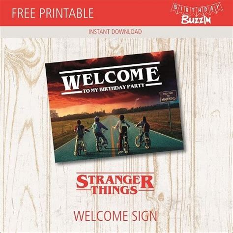 Stranger Things Free Printables Artofit