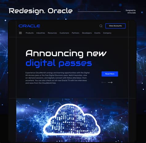 ORACLE Redesign On Behance