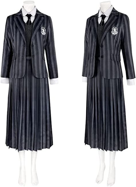 Wednesday Adult Girls Blazer Nevermore Academy Cosplay Costume School