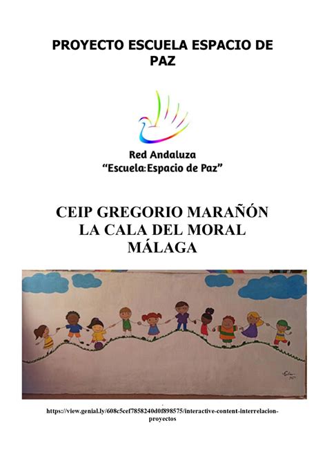 Escuela Espacio De Paz Ceip Gregorio Marañon La Cala Del Moral