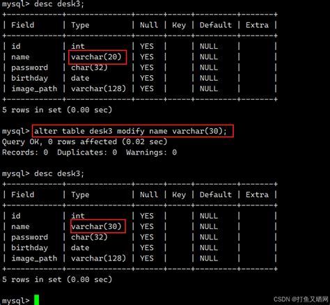 【mysql】表结构操作mysql数据库对表结构的操作总结 Csdn博客