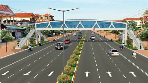 សាលា រាជធានីគ្រោង ពង្រីក ផ្លូវជាតិ លេខ៤ និងសង់ ស្ពាន អាកាសសម្រាប់ ថ្មើរជើង