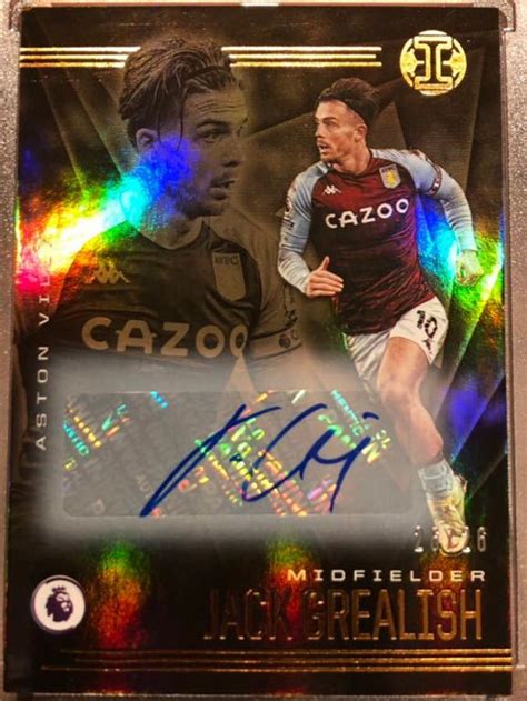 【目立った傷や汚れなし】last No 26 2020 21panini Chronicles Jack Grealish ジャック