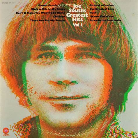 Joe South Joe Souths Greatest Hits Vol I Releases Discogs