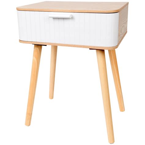 Table De Chevet En Bois Action Fr
