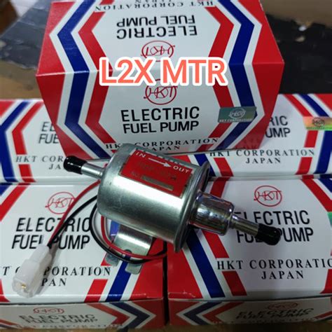 Jual FUEL PUMP ROTAK POMPA BENSIN UNIVERSAL 12V HKT HEP 02A Jakarta