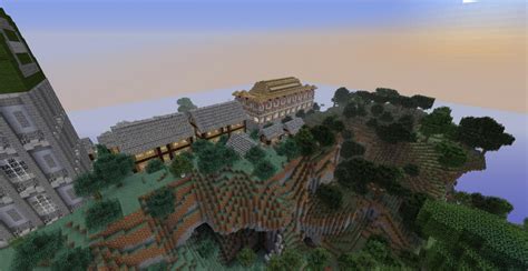 Overhang Town Thingy Minecraft Map