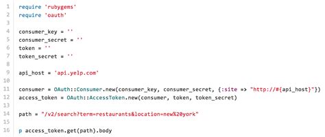 Using Oauth For Yelp Api Requests By John Hinrichs Medium