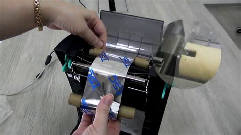 Tsc Tc200⁄tc210⁄tc300⁄tc310 Loading The Ribbon Youtube