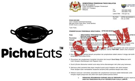 Malaysian Catering Company Scammed By Fake Universiti Malaya Order