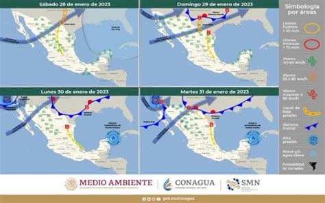 Nuevo Frente Frío Se Aproximará Este Domingo Al Noroeste De México