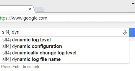 Flowstopper Java SLF J Dynamic Log Level