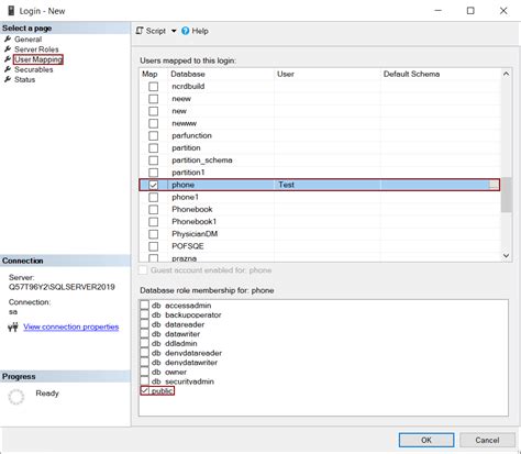 Minimal Permission To Create Sql Database