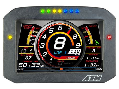 Fuel2Electric Displays Gauges Keypads AEM CD 7FL CARBON LOGGING