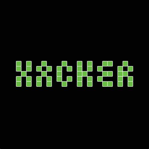 Hacker Font Cyber Thief Logo Design 17485248 Vector Art At Vecteezy