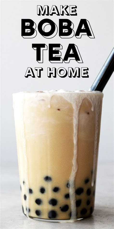 Homemade Bubble Tea With Cold Foam Boba Milk Tea Artofit