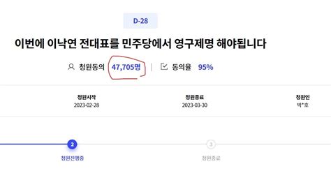 이낙연 전대표를 민주당에서 영구제명 지금 청원동의 47705명 좀 만 더 도와주세요~