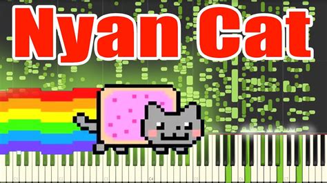 Nyan Cat Midi Nyan Cat Piano Sound Youtube