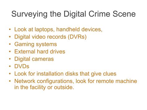 Handling Digital Crime Scene PPT