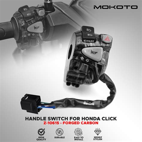 Honda Click 125i 150i Handle Switch Moto 6317 With Passing Light Left Side For Click V2 Game