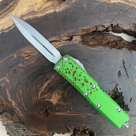 Microtech Utx 85 De Zombietech Stonewash Standard 232 10z American