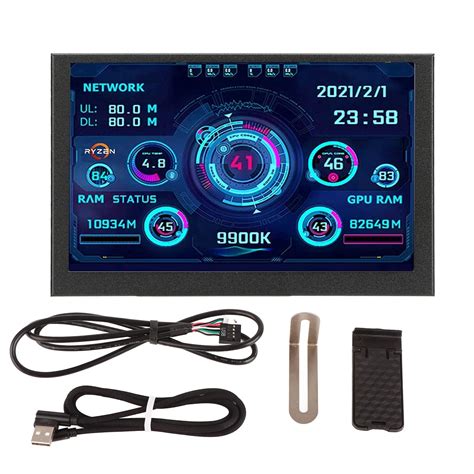 Buy PC CPU Data Monitor 5in IPS PC Sensor Panel Display TYPE C