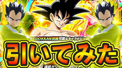悟空狙いでwドッカンフェスガシャを過去一テンション上げて引いてみた【ドッカンバトル】 Youtube
