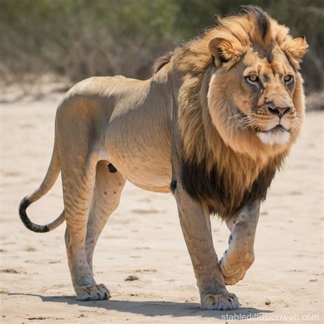 Hypothetical Dolphin Lion Hybrid Stable Diffusion Online