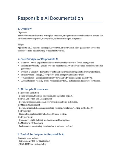 Responsible Ai Governance Framework Pdf Artificial Intelligence