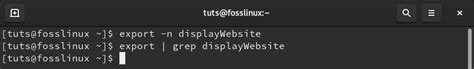Linux Export Command Examples Foss Linux