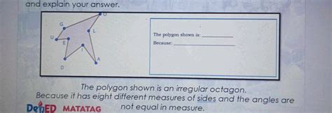 And Explain Your Answer The Polygon Shown Is StudyX