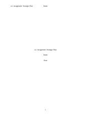 4 1 Assignment Strategic Plan Docx 4 1 Assignment Strategic Plan