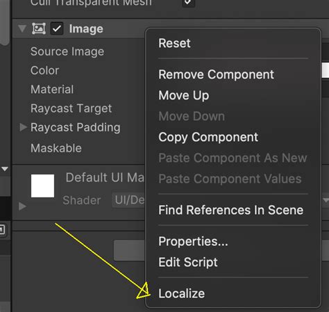 Is It Possible To Add Localize String Event Component In Script
