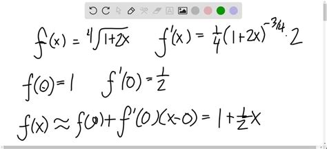 Solved 7 10 Verify The Given Linear Approximation At A0 Then Deter