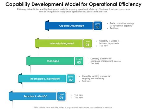 Capability Development Model For Operational Efficiency Presentation