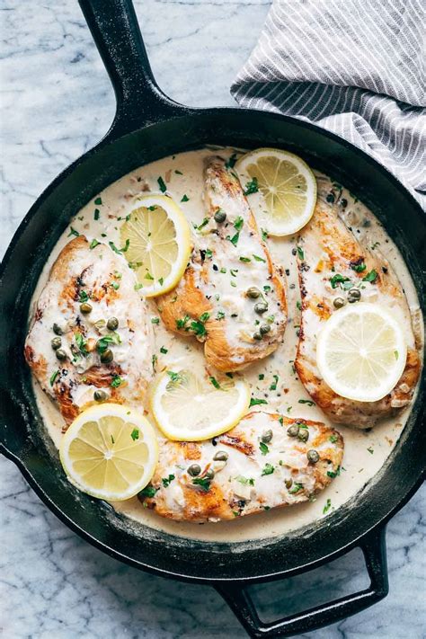 Creamy Lemon Chicken Scallopini Gluten Free Keto Friendly And Quick