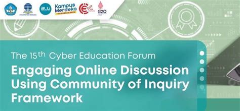 The 15th Cef Engaging Online Discussion Using The Community Of Inquiry Framework Universitas