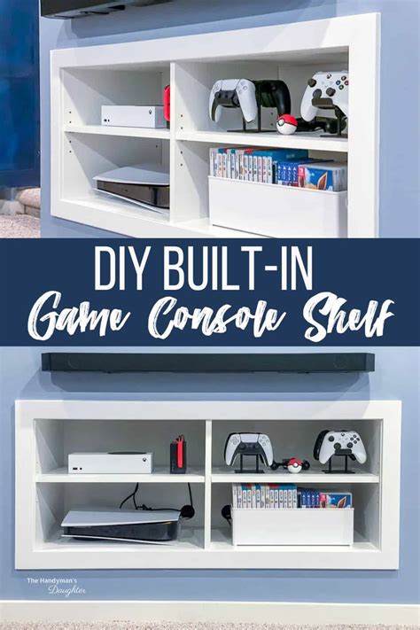 Diy Game Console Shelf