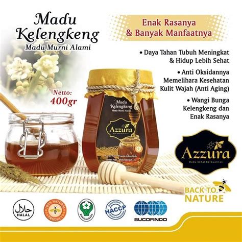Madu Azzura Madu Kelengkeng 400 Gr Harga Reseller Termurah April 2025