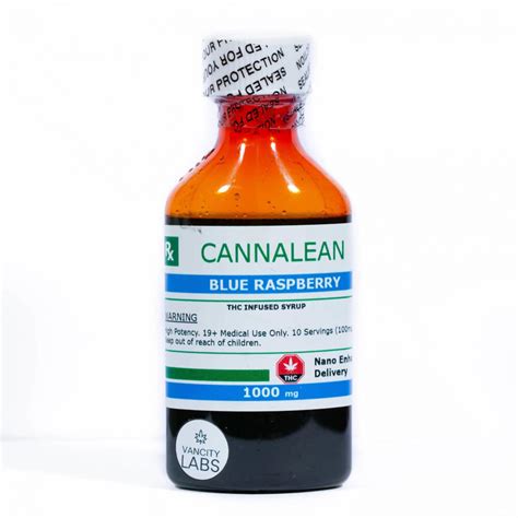 Vancity Labs Cannalean Infused Syrup 1000mg Thc Cannabis Mom Jj