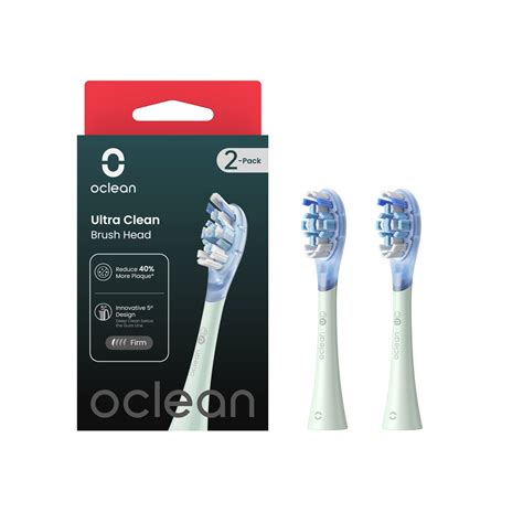 Oclean náhradní hlavice Ultra Clean, UC01 - 2 ks, zelené | BELdental.cz