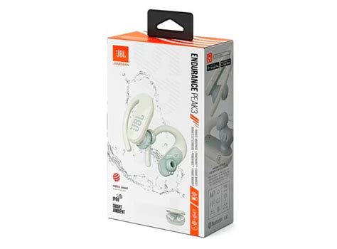 Ripley Aud Fonos Jbl In Ear Endurance Peak Bluetooth Hrs Ip Blanco
