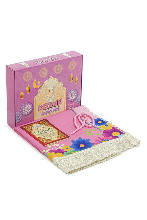 Kızımın İbadet Seti Namaza İlk Adım Set Pembe İhvan