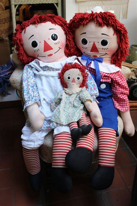 Knickerbocker Raggedy Ann Or Andy 40 Inch HUGE Complete 1960 Etsy