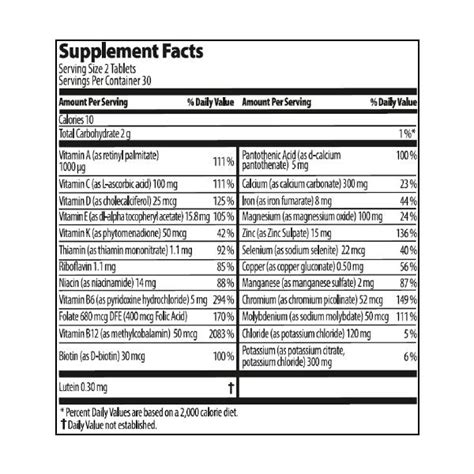 Nutriplus Multivitamin And Mineral For Women 60 Tablets Farmasi