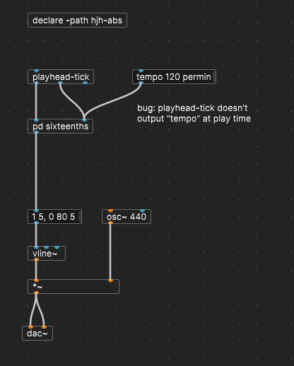Playhead Object Causing Other Objects In Plugdata To Misbehave · Issue